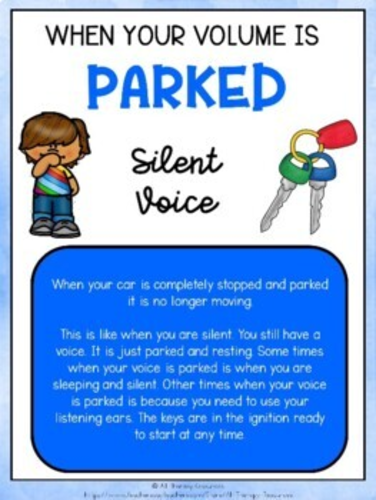 Classroom Voice Volume Scale Workbook - Poster Story Activity ...
