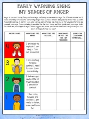 Keep Your Cool Anger Workbook - SEL Triggers Coping Lesson | Teaching ...