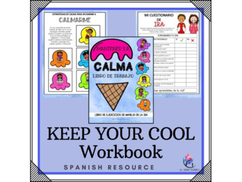 SPANISH VERSION - Keep Your Cool Anger Management Workbook Workbook ...