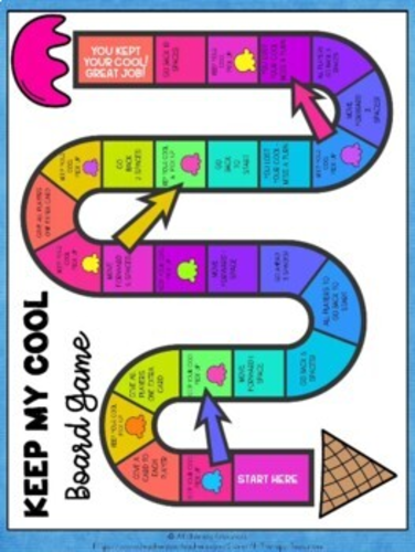 Keep Your Cool Board Game - Anger Management Triggers Coping SEL Lesson ...