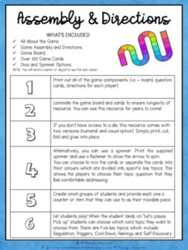 Keep Your Cool Board Game - Anger Management Triggers Coping SEL Lesson ...