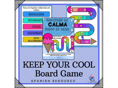SPANISH VERSION - Keep Your Cool Board Game - Anger Management Triggers ...