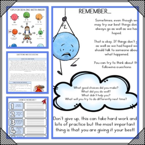 Anger Management Activities for Teenagers: Feelings Behaviors Thoughts ...