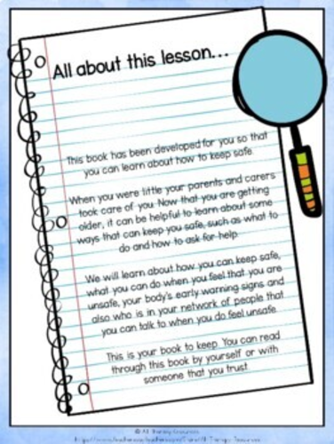 Relationship and Sexuality - Lesson 1 of 6 - Personal Body Safety ...