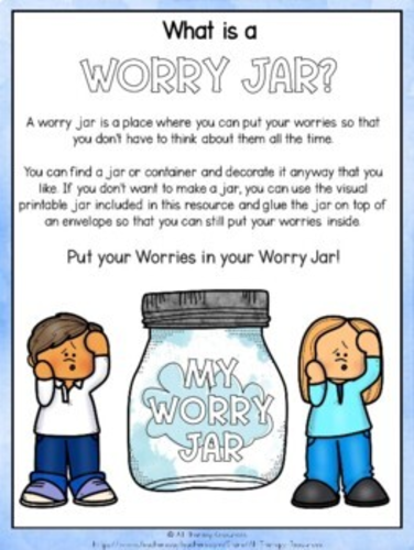 Worry Jar - Coping Strategies for Anxiety - SEL | Teaching Resources