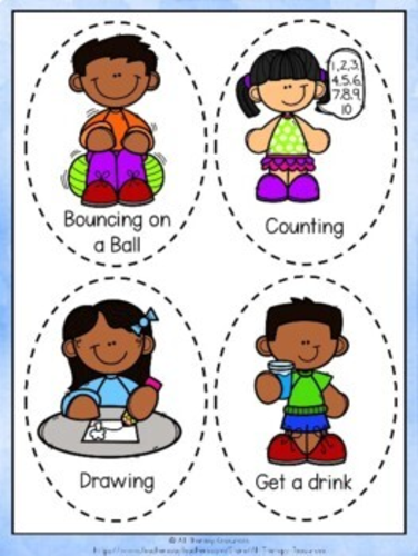 Calming Strategies Stick Puppets - Puppet Show Narrative Activity ...