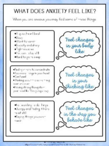 Beating My Worries Workbook - Anxiety, Confidence Positive Thinking ...