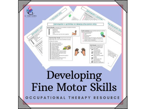 Develop Fine Motor Skills: Occupational Therapy | Teaching Resources