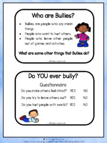 Kindness and Anti-bullying Mindset Task Cards- Behavior Counseling ...