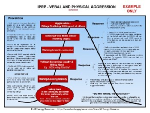 IPRP - Incident Prevention and Response Plans - Behaviour Editable ...