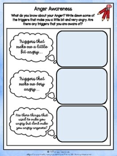 Managing My Anger Mini Lesson and Activities | Anger Management ...