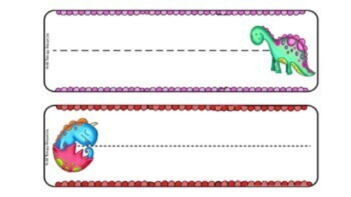 Dinosaur Scissor & Tracing Task Cards for Early Learners | Teaching ...