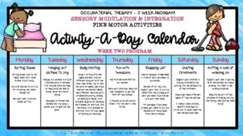 Fine Motor Activities - Occupational Therapy Learning Program - Autism ...