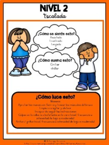 SPANISH - Create Behavior Support Plan - Emotional Levels ...