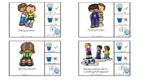 Bucket Fillers vs Bucket Dippers - Therapeutic Cards Behavior ...