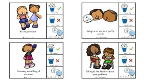 Bucket Fillers vs Bucket Dippers - Therapeutic Cards Behavior ...