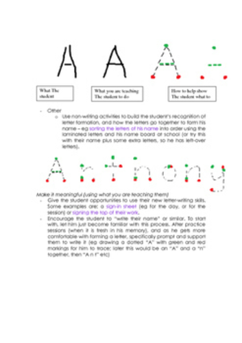 Foundational Handwriting Support Strategies: Occupational Therapy ...