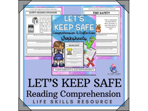 Let's Keep Safe - Reading Comprehension Worksheets - Online Road ...