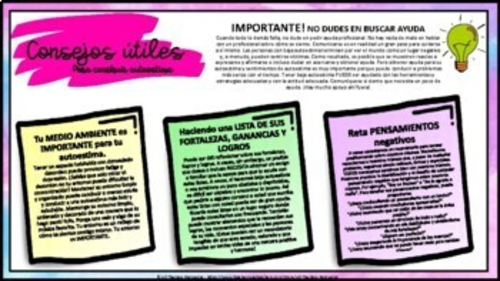 SPANISH VERSION -Create Your Own Self Esteem Smoothie - Creative ...