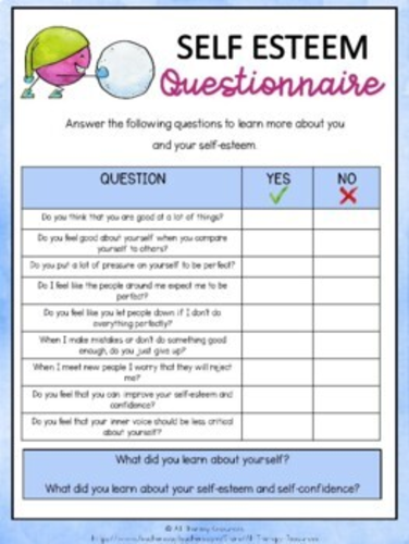 Self-Esteem Winter Counseling Lesson - Social Emotional Learning ...