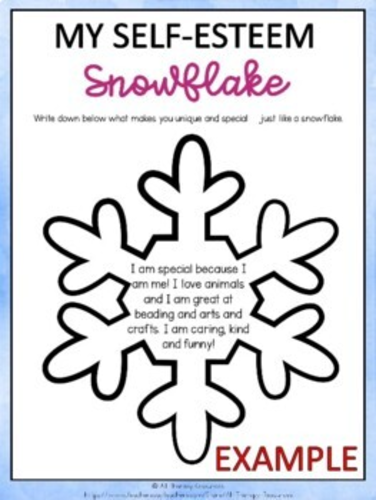 Self-Esteem Winter Counseling Lesson - Social Emotional Learning ...