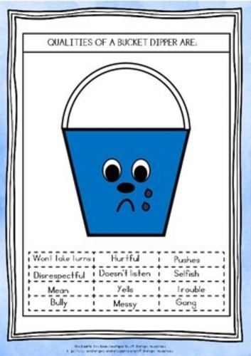 Bucket Fillers Workbook - Kindness & Anti-Bullying Activities ...