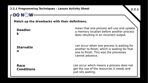 OCR ALevel Computer Science 2.2.1 Lessons | Teaching Resources