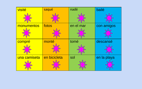 De vacaciones Viva 2 Module 1 - ¡El bingo! | Teaching Resources