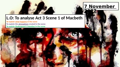 Macbeth Act 3 | Teaching Resources