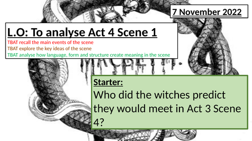 Macbeth Act 4 | Teaching Resources