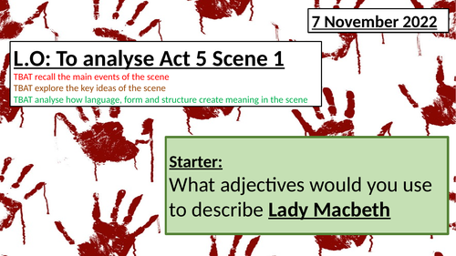Macbeth Act 5 | Teaching Resources