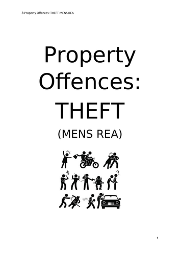 AQA A LEVEL LAW THEFT | Teaching Resources AQA A LEVEL LAW THEFT | Teaching Resources