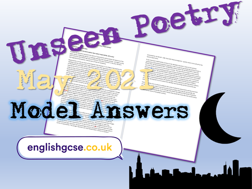 Unseen Poetry Revision | Teaching Resources