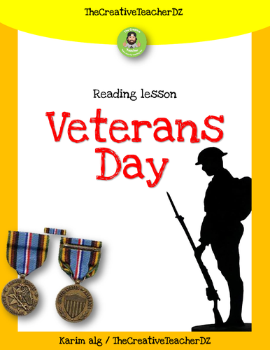 Veterans Day reading lessons ( with worksheets ) | Teaching Resources