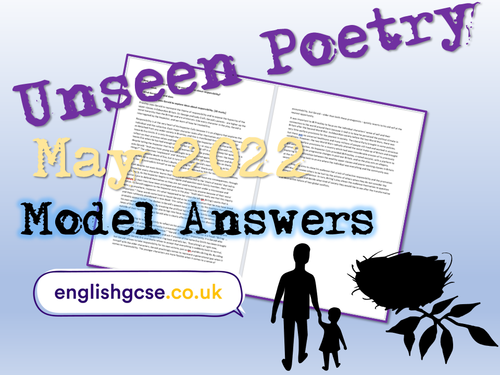 Unseen Poetry Revision | Teaching Resources