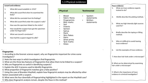 Unit 3 , 1.3 WJEC Criminology | Teaching Resources