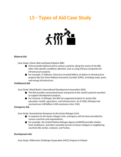 Aid Cambridge International | Teaching Resources