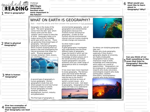 Guided reading and vocabulary activities- Tourism | Teaching Resources