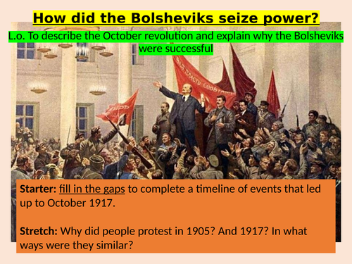 Russian revolution: October 1917 | Teaching Resources