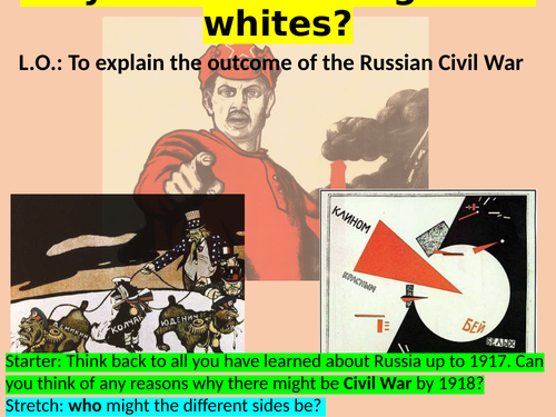 Russian civil war for key stage 3 | Teaching Resources