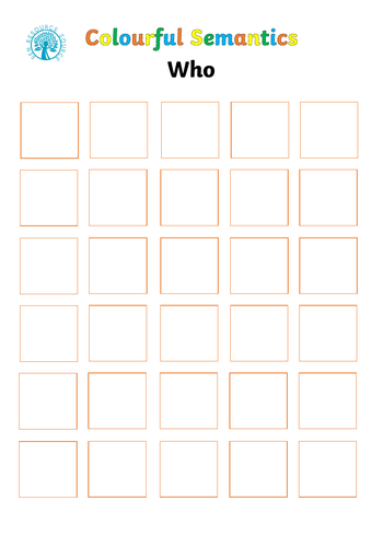 Colourful Semantics Boards | Teaching Resources