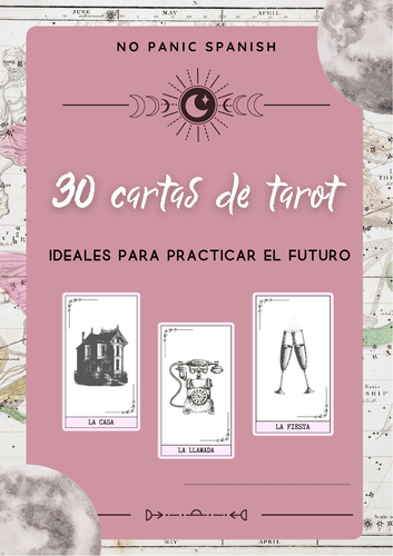 TAROT cards | Future Tenses | Game | Spanish | Teaching Resources