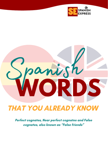 English - Spanish cognates workbook with activities for the classroom ...