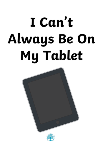 I Can’t Always be on my Tablet Social Story | Teaching Resources