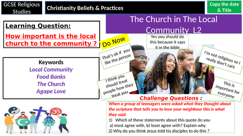 The Church in The Local Community Pt2 | Teaching Resources