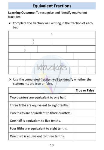 Fractions Workbook - Functional Skills Maths - Entry Level 3 | Teaching ...