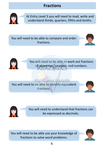 Fractions Workbook - Functional Skills Maths - Entry Level 3 | Teaching ...