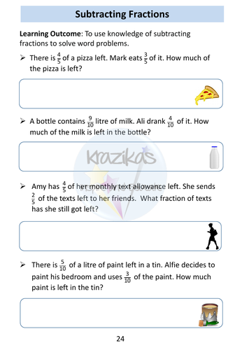 Fractions Workbook - Functional Skills Maths - Entry Level 3 | Teaching ...