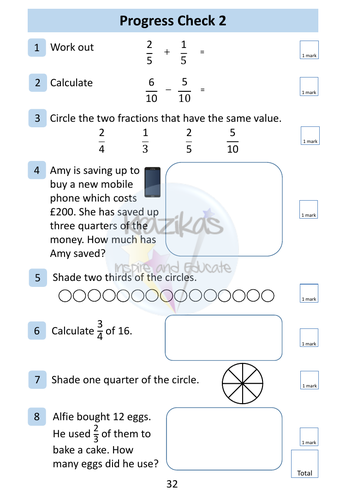 Fractions Workbook - Functional Skills Maths - Entry Level 3 | Teaching ...
