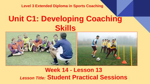 Unit C1 - Developing Coaching Skills | Teaching Resources
